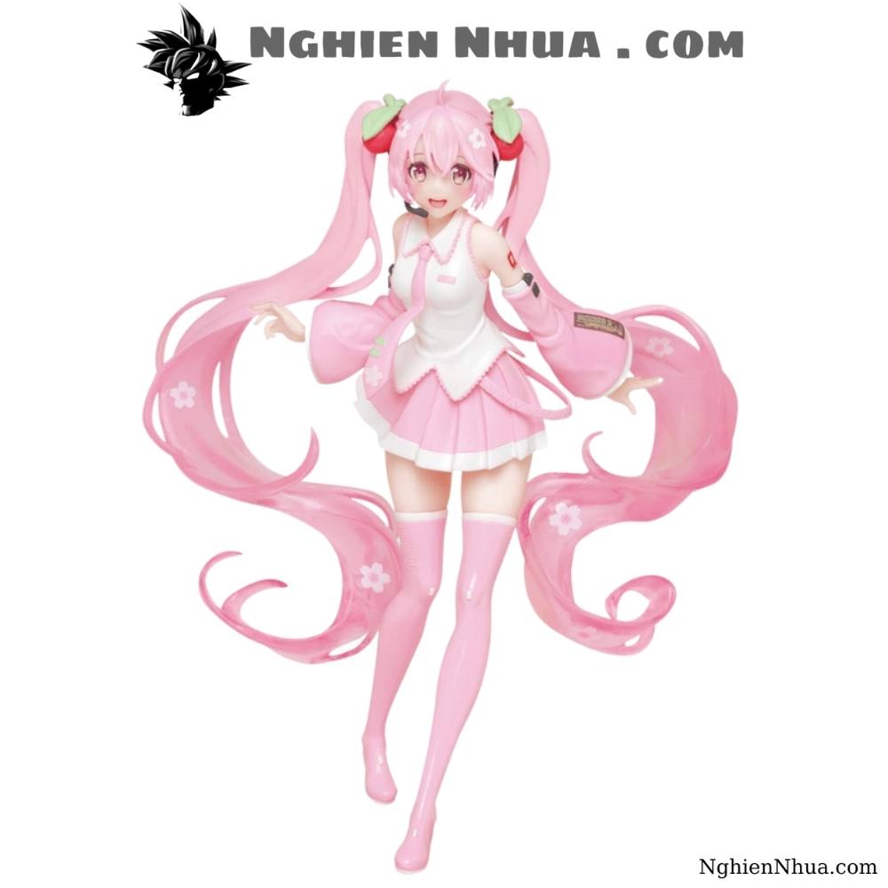 Super cute long-haired Hatsune Miku Model - 20 cm tall - Miku Figure ...
