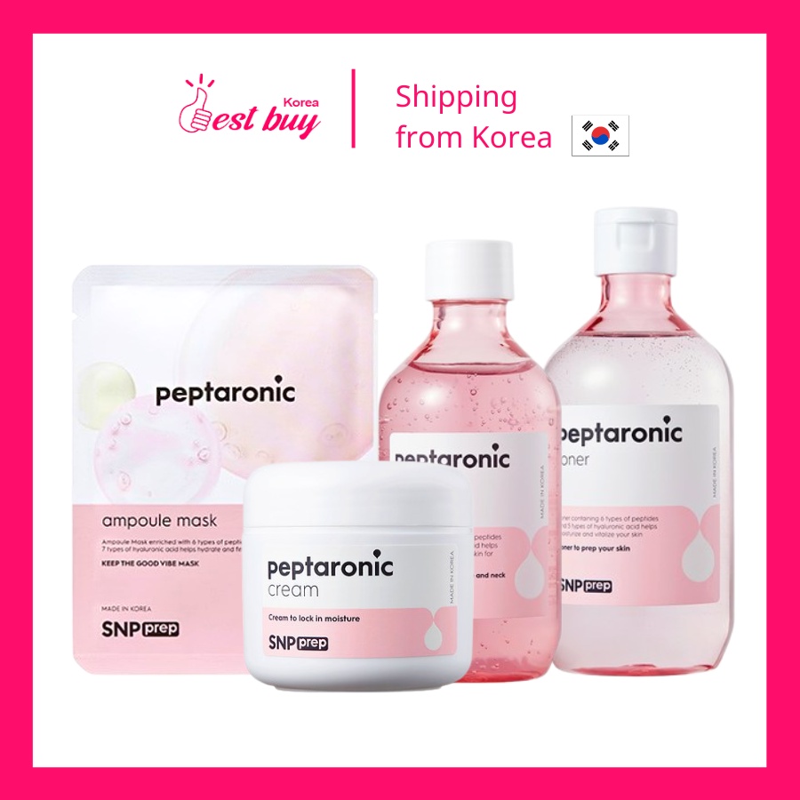 SNP Prep Peptaronic Serum, toner, cream, masks | Shopee Malaysia