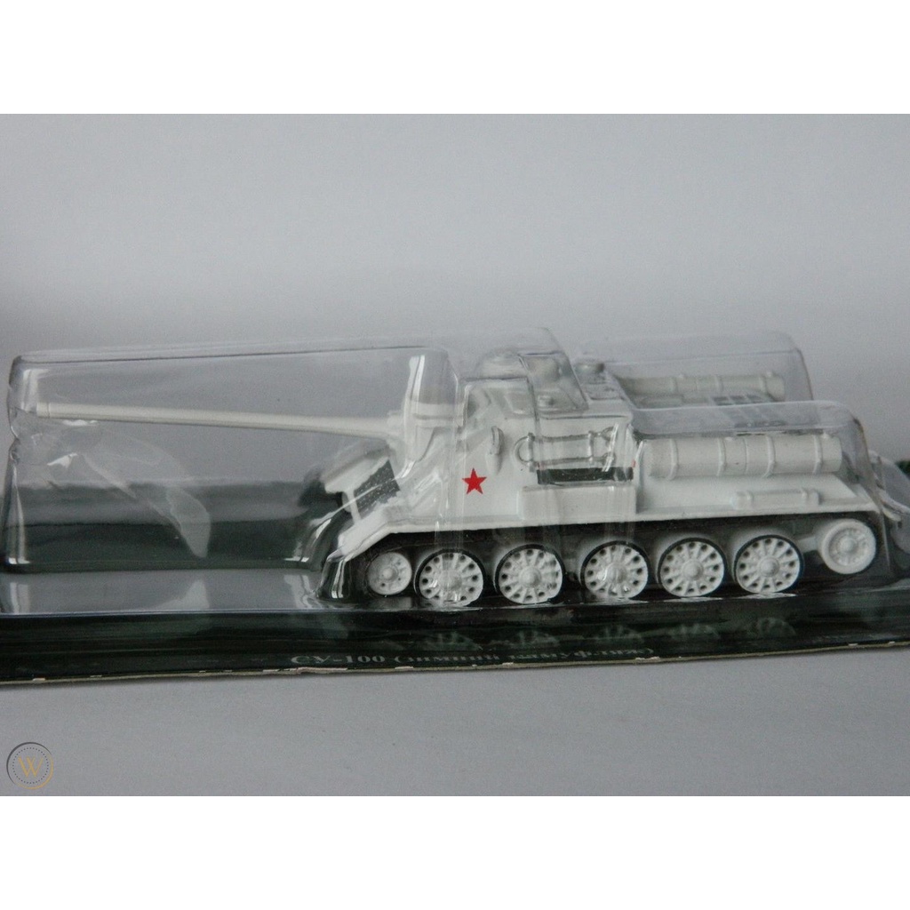 1:72 scale tank model Russian DeAgostini / Fabbri self-propelled float ...