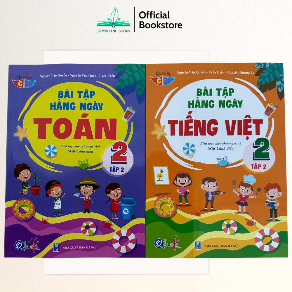 Book - Daily Exercise Combo Math and Vietnamese Grade 2 - Kite ...