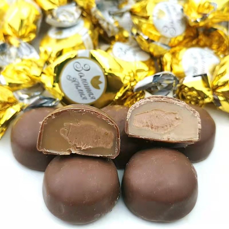 [ Super chocolate product ] Combo 1000g Konti “Golden Lily” Russian ...