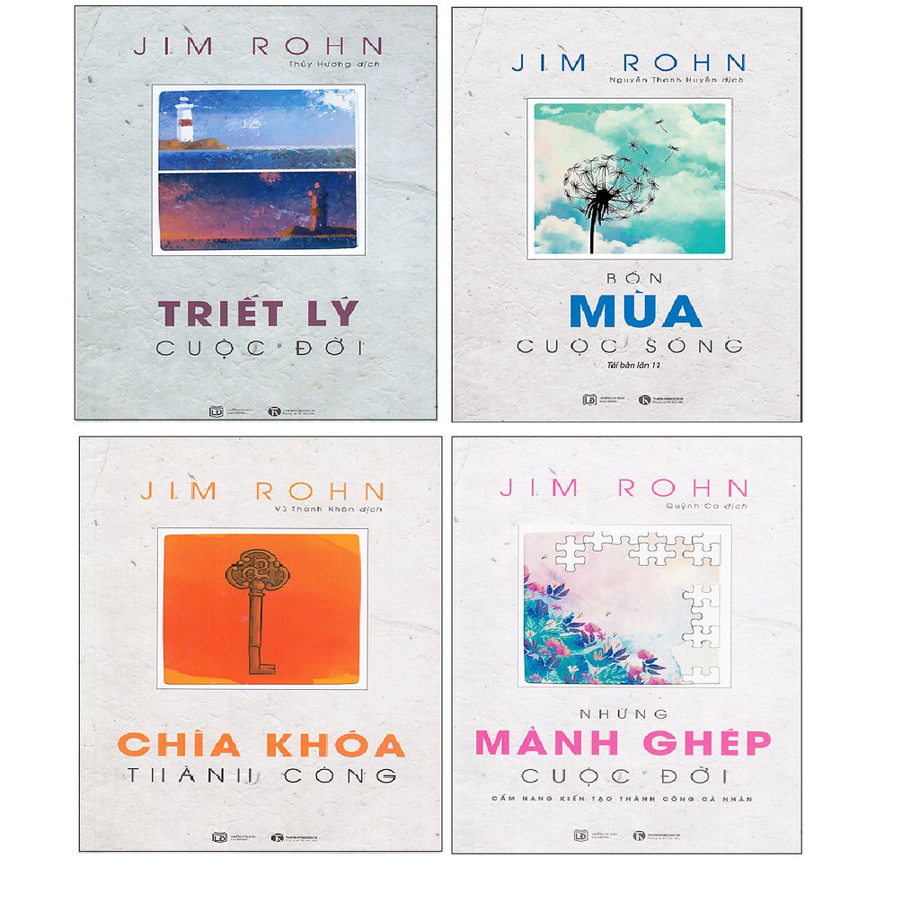 Book-combo Jim Rohn: Life Philosophy + Four Seasons Life + Success Key ...