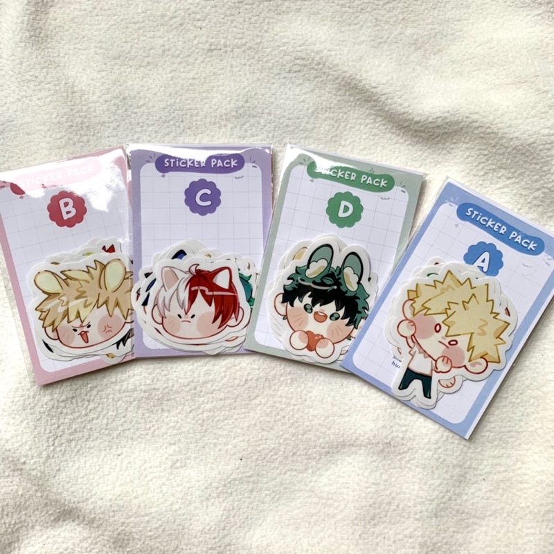 Sticker/sticker My Hero Academia / MHA - Artist Hunmyi | Shopee Malaysia