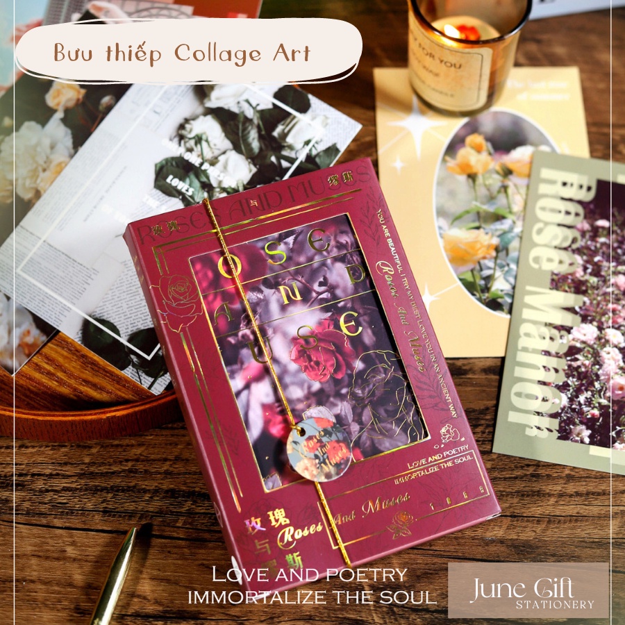 Postcard, Postcard Collage Art Postcard Wall Decoration, Birthday Card ...