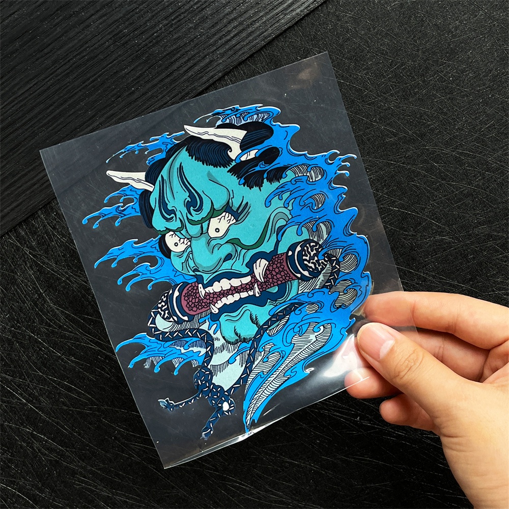 JDM Sticker Samurai Soul Motorcycle Sticker Japanese Oni Samurai Car ...
