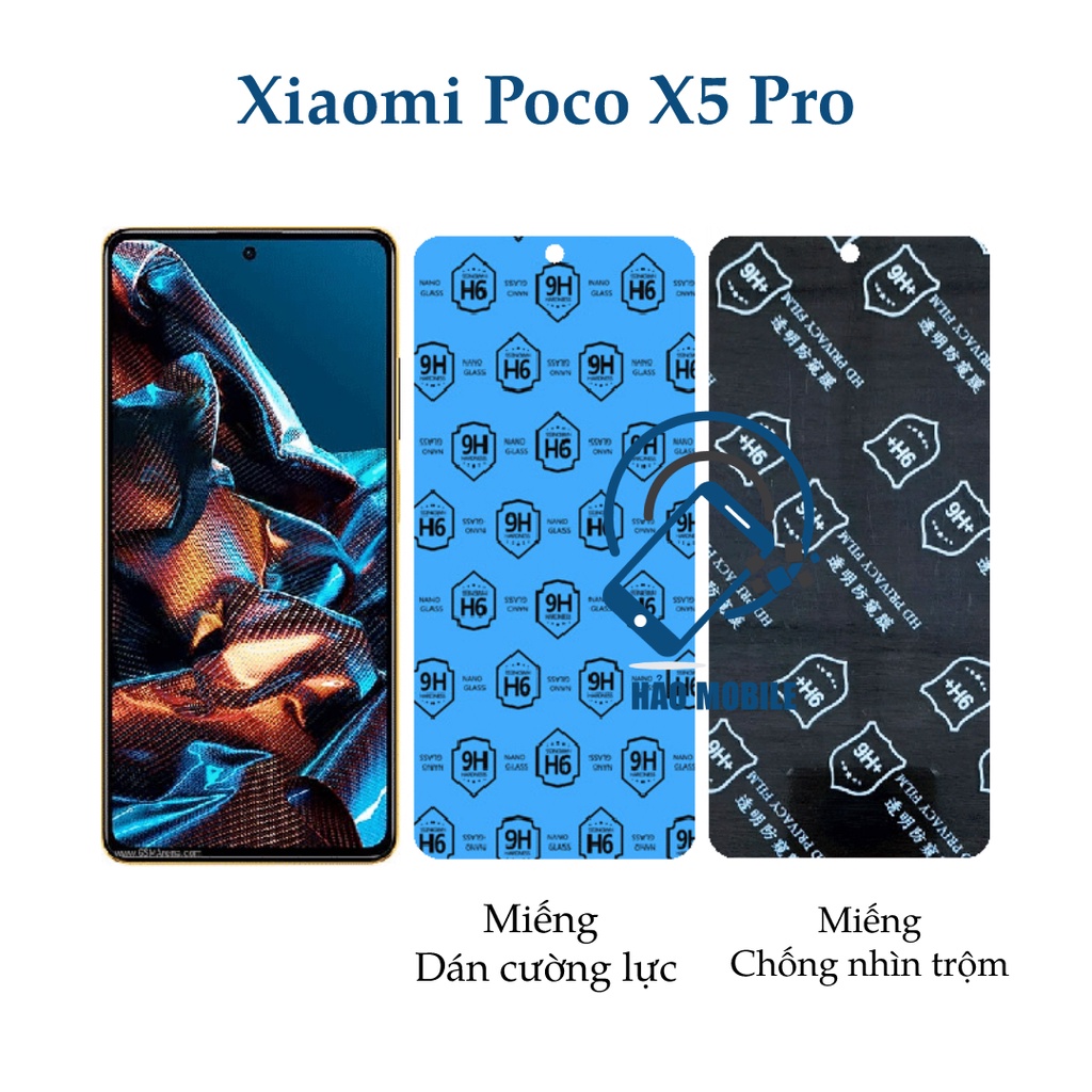 Xiaomi Poco X5 Pro nano flexible tempered film (transparent and anti ...