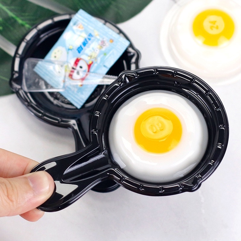 Fried egg pan-shaped exploding jelly Pudding (20g pack) | Shopee Malaysia