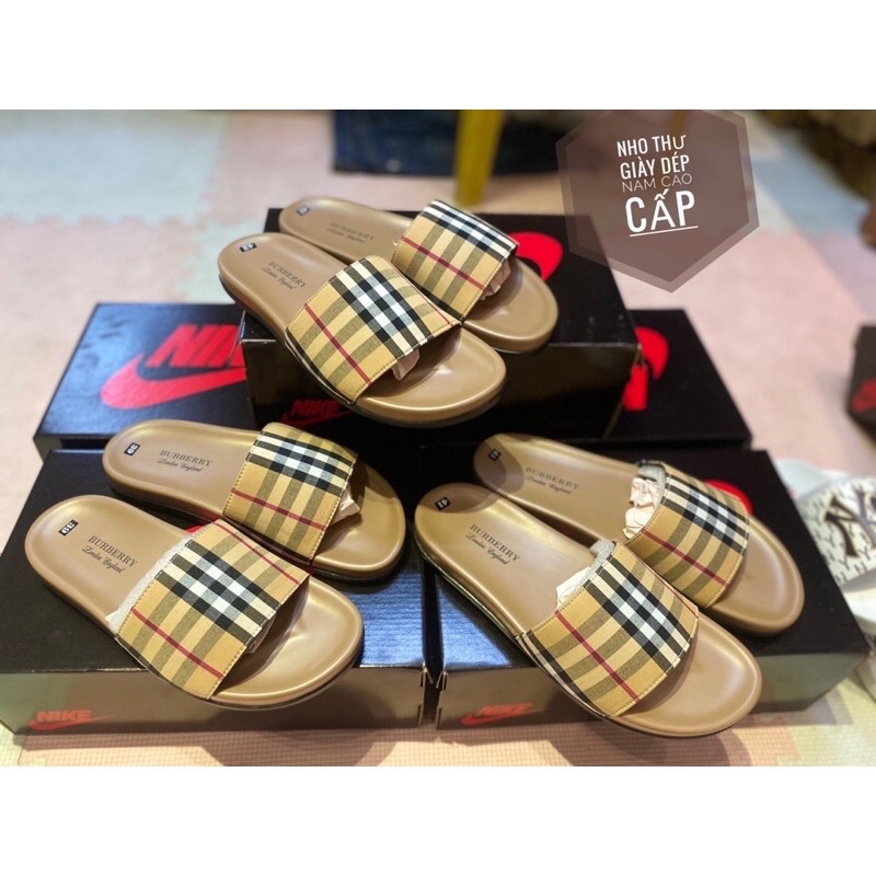 Burberry Slippers With Super High Quality Rubber Sole For Men And Women ...