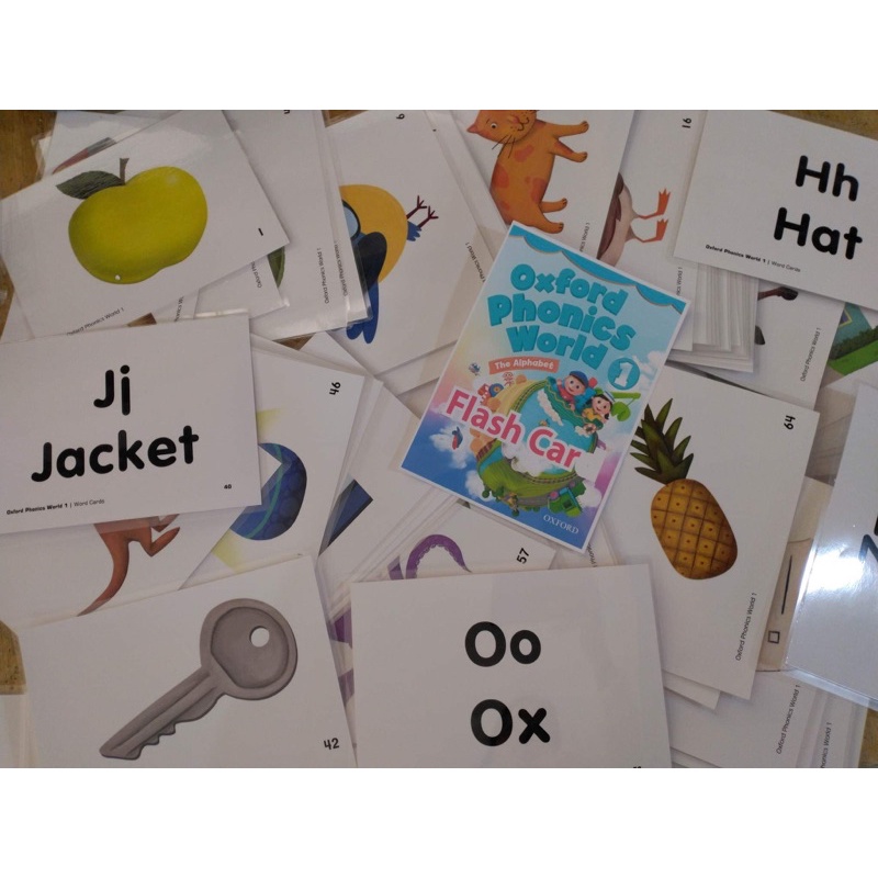 Oxford Phonics World 1 study card, A5 size, printed on 2 sides ...
