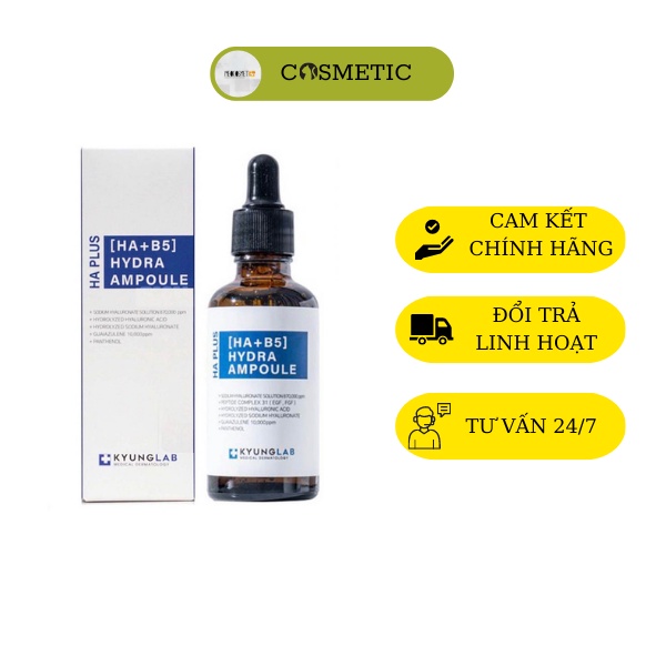 Genuine KYUNG LAB HA PLUS [HA + B5] HYDRA AMPOULE skin tightening serum essence 50ml | Shopee ...