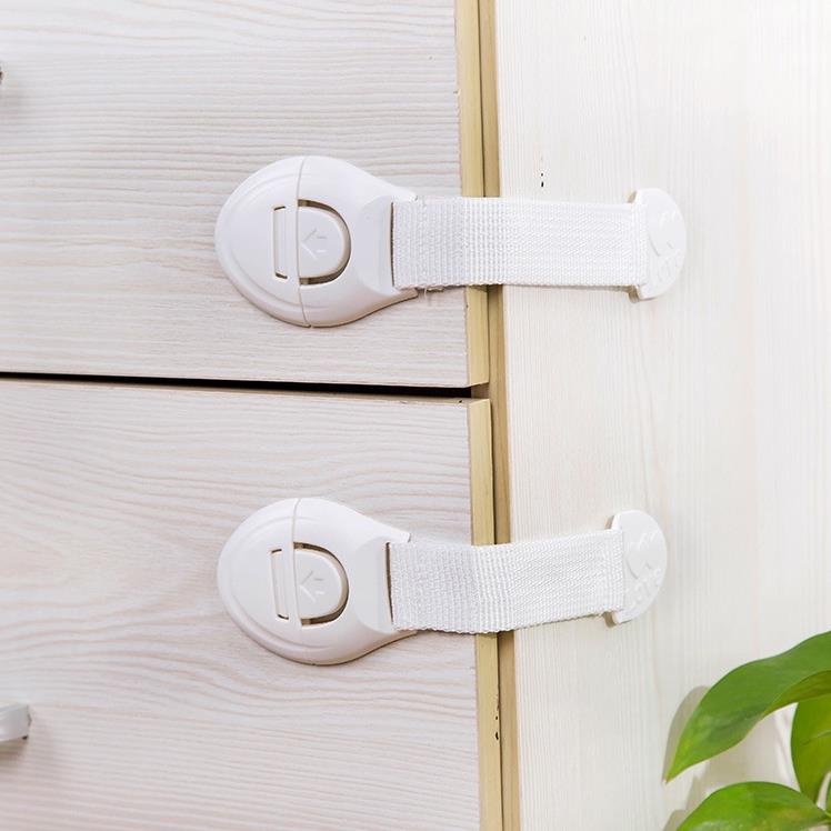 Cabinet Drawer Safety Lock to Protect Your Baby (Fabric Lock) | Shopee ...