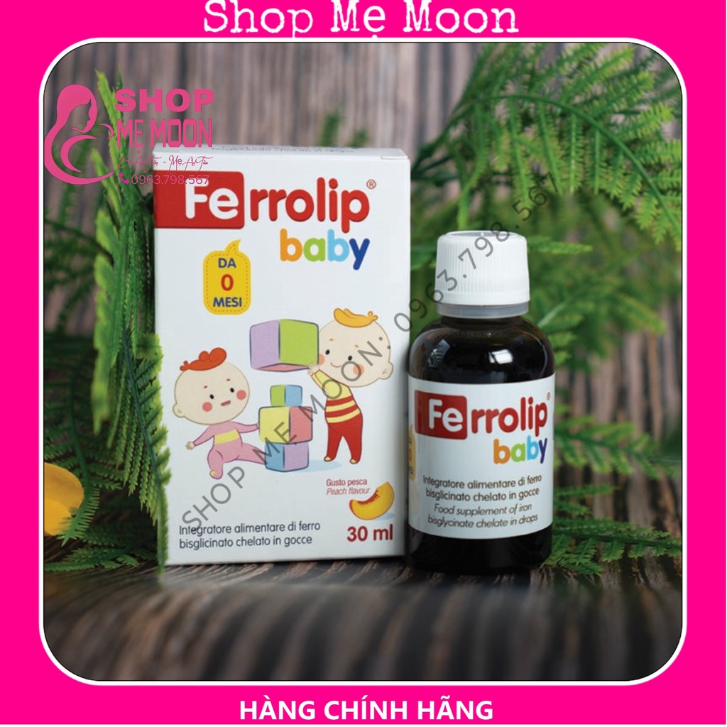 Iron For Babies Ferrolip Baby Peach Flavor Prevents Anemia Caused By Iron Deficiency In Young ...