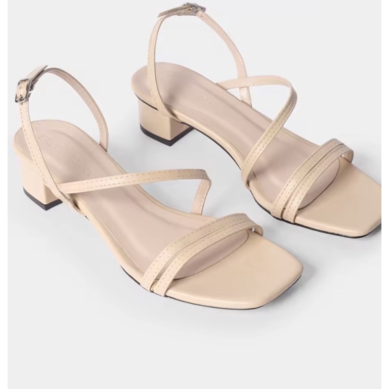 Multi-colored strappy high heel sandals bigsize 35-45 | Shopee Malaysia