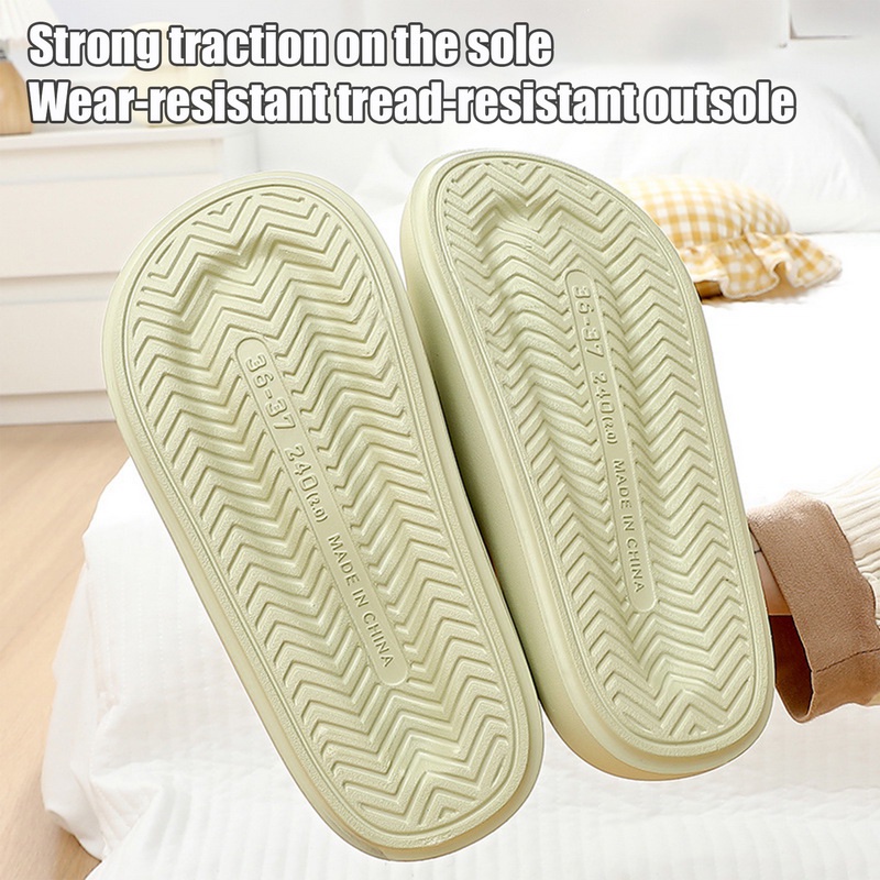 [NEW] EVA Slippers 3.5cm Thick Sole Shoes AntiSlip Sandal Indoor Women ...