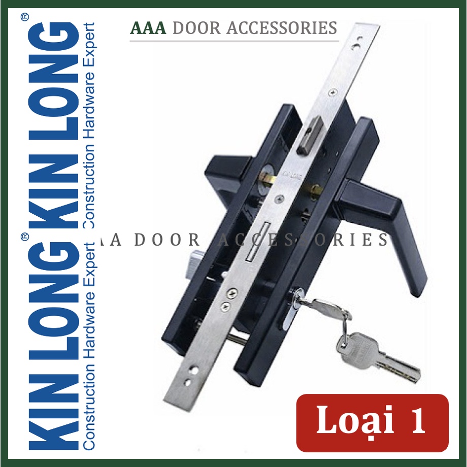 [Genuine] Kinlong single point lock set for XingFa aluminum door (Black ...