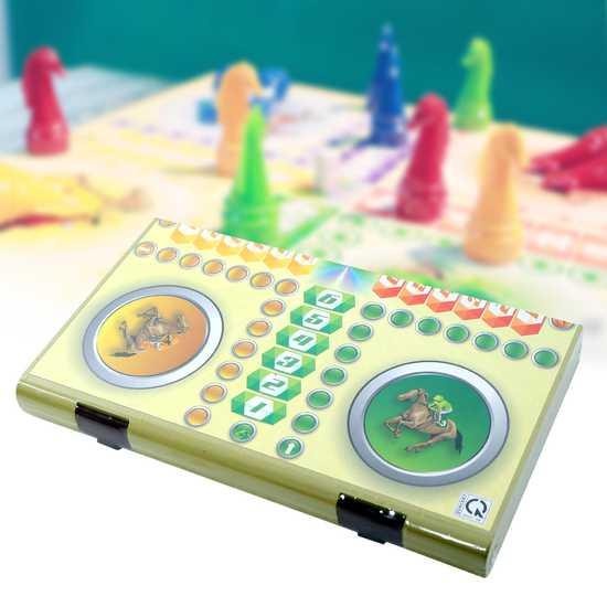Plastic seahorse chess set with large dice, Chinese chess board ...