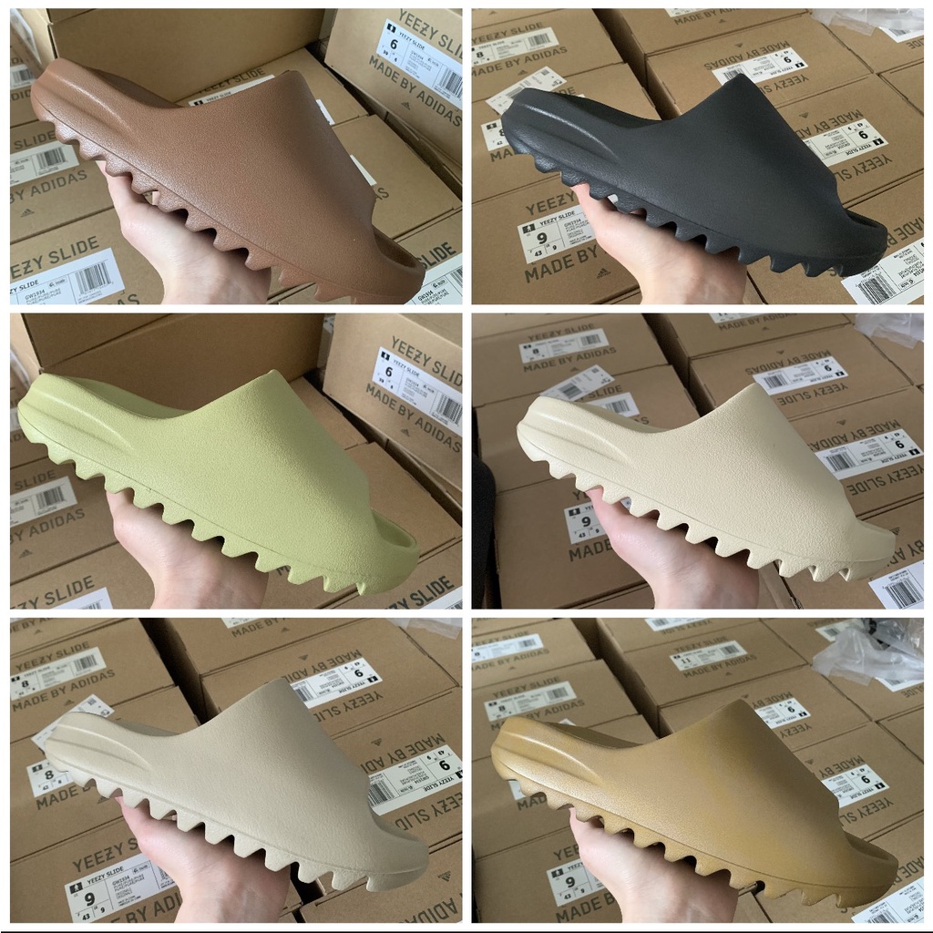 [PiPiSnkr] Yz Slide Slippers | Rough Texture | Shopee Malaysia