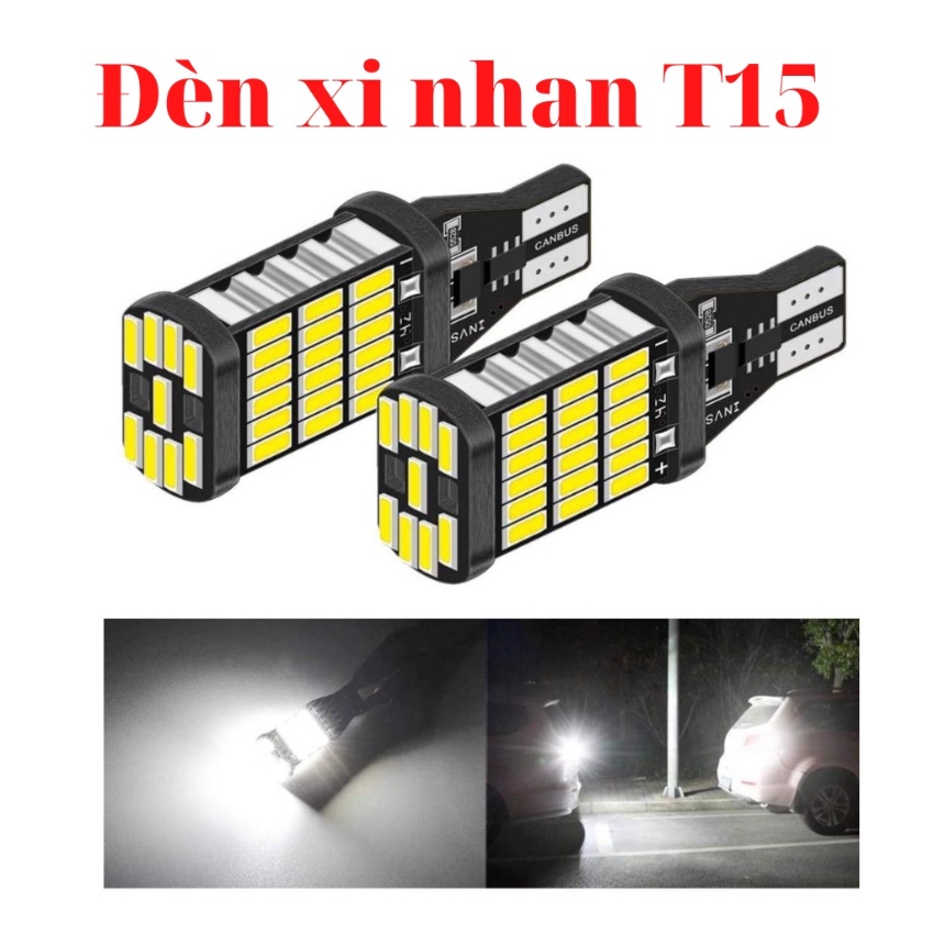 Led Turn Signal/Reverse Light T15/T10 For Cars Motorcycles Chip 4014 ...