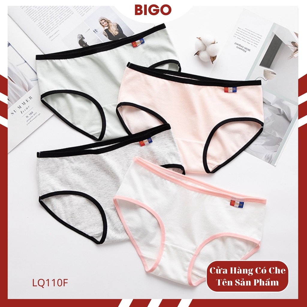 Bigo Breathable antibacterial cotton women's underwear with flag ...