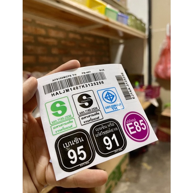 Specification stickers for many car models. | Shopee Malaysia