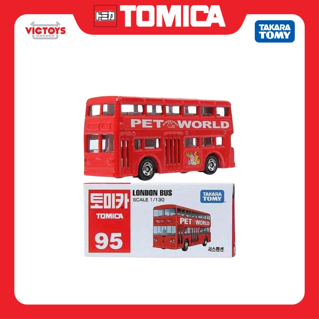 Tomica No.95 London Bus Model Car 562597 Fullbox Genuine Takara Tomy ...