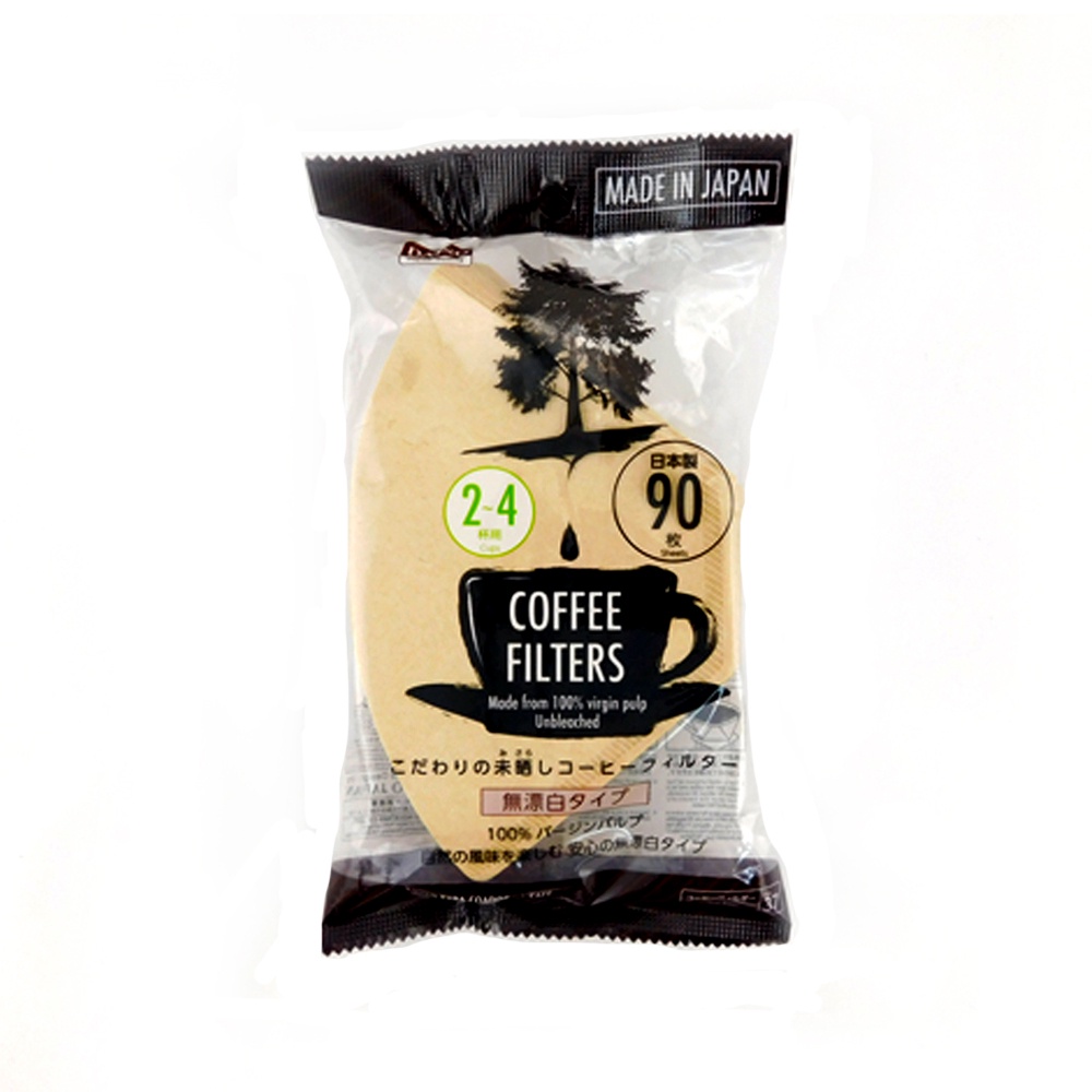 Coffee filter paper V60 Unbleached Daiso natural color 90 sheets make 2 ...