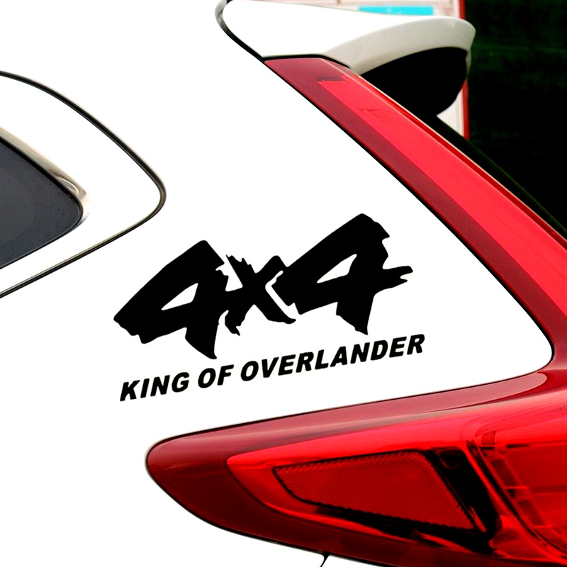 Car Stickers 4x4 King Of Overlander Off-land Reflective Decoration For ...