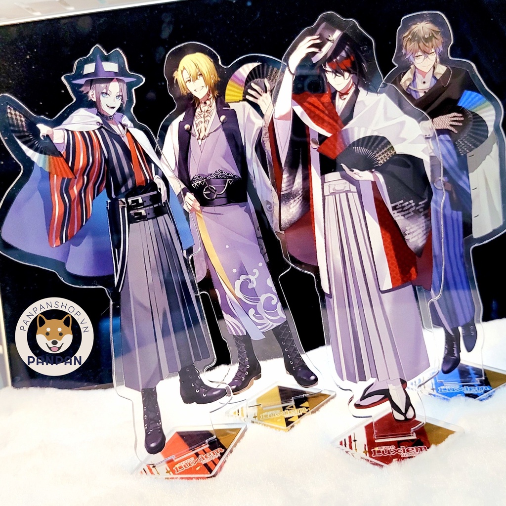 Ancient Luxiem VTuber Standee Model (16cm) Ike Eveland, Mysta Rias ...