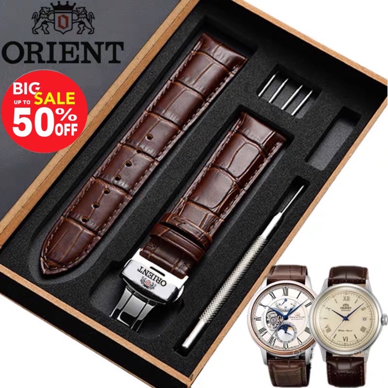 [Orient Leather Strap] High-End Orient Watch Leather Strap. String ...