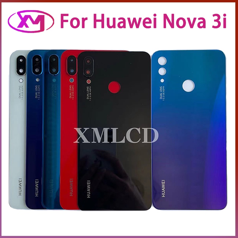 Huawei Nova 3i INE-LX1 Back battery Cover Door Housing case Rear Glass ...