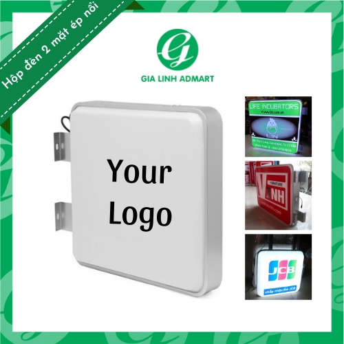 Square and rectangular light box signs with 2 embossed sides for ...
