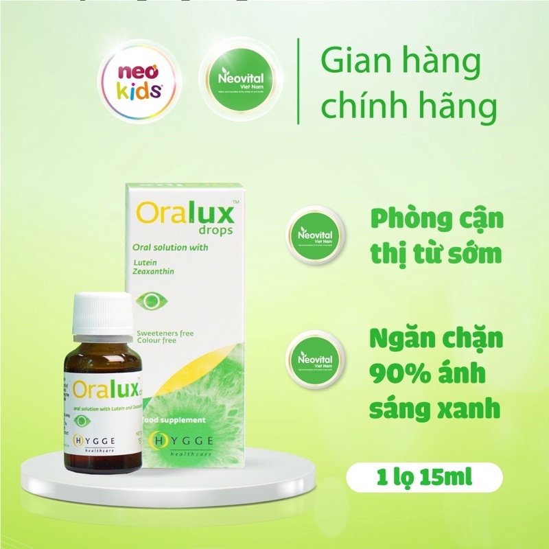 OXY Oralux drops eye tonic syrup helps improve vision, anti-oxidant ...