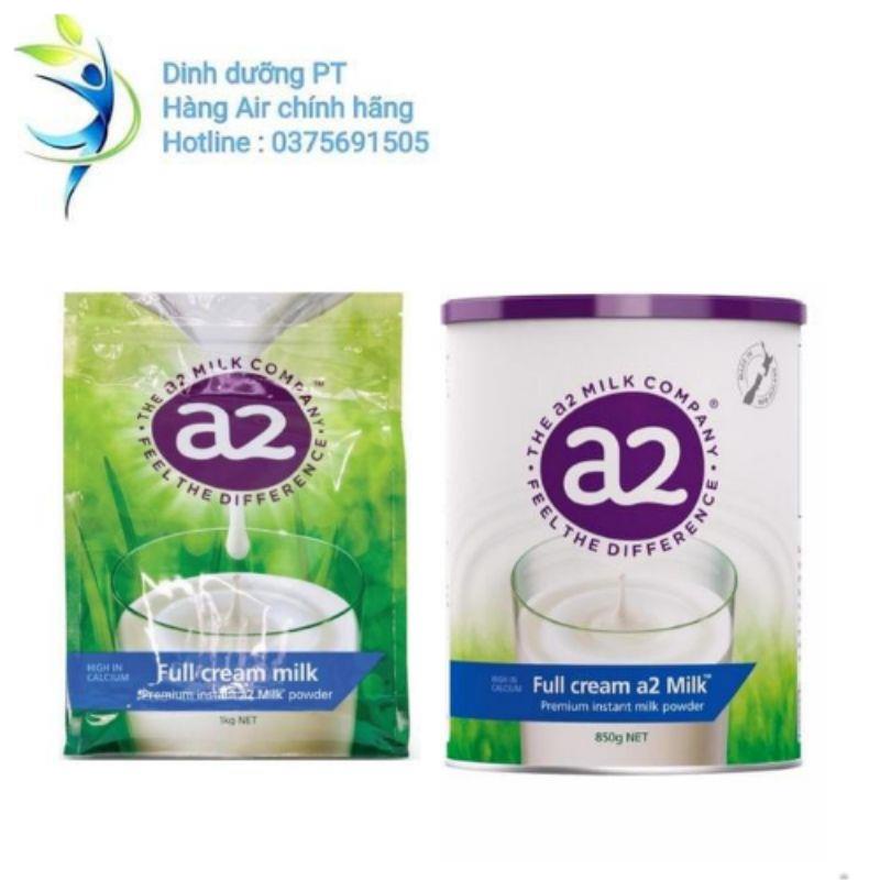 A2 whole milk powder 1kg bag and 850g box made in Australia. | Shopee Malaysia
