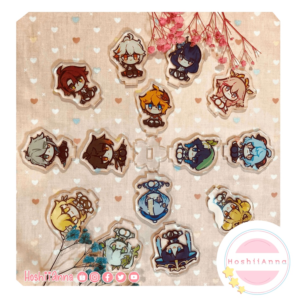 Genshin Impact Mini standee (15 models) | Shopee Malaysia