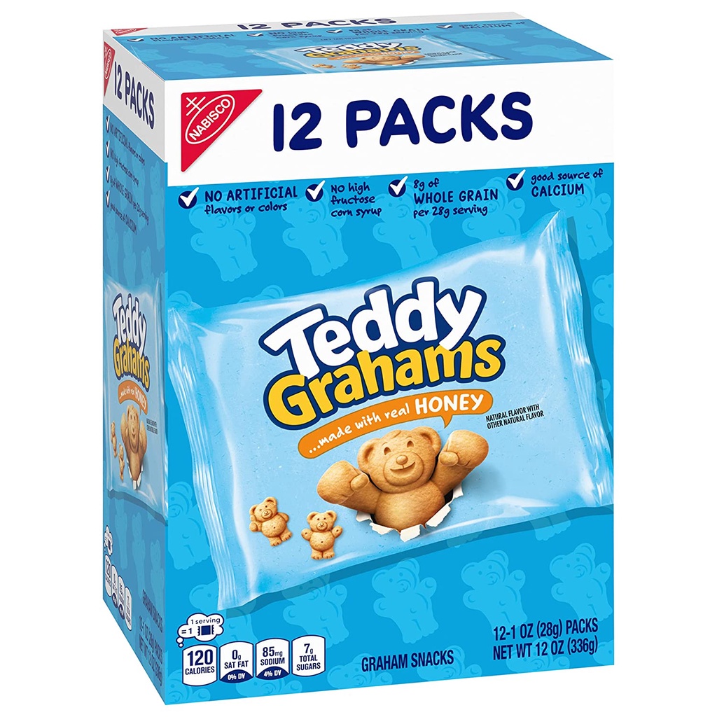 Ritz Cheese/ Teddy Grahams/Chip Ahoy, large box of 12 packs/ USA ...