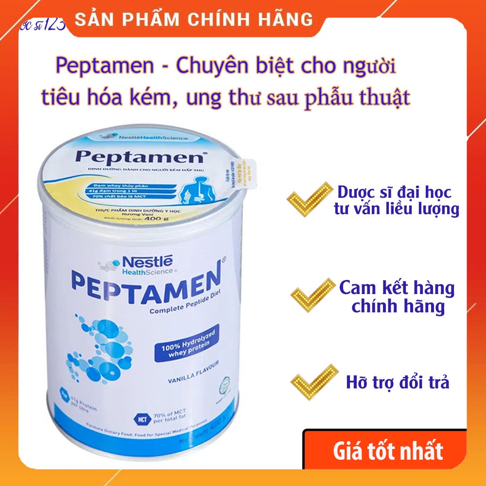Nestle Peptamen Milk, specialized nutrition for people with poor ...