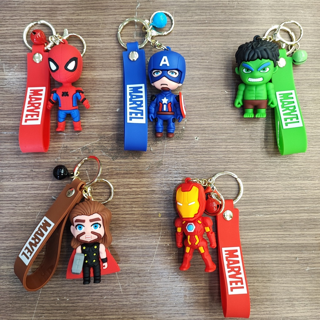 Premium Avengers Marvel Superhero Team Keychain | Shopee Malaysia