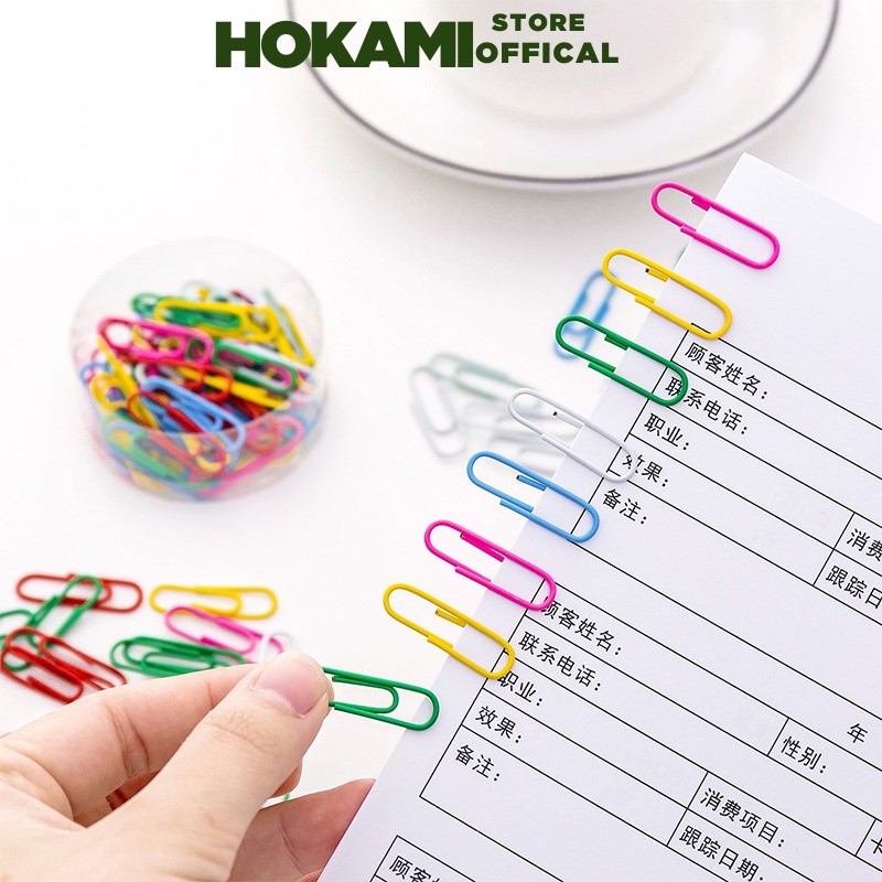 Colored ring pins - Office pins 1 box of 50 document pins - stationery ...
