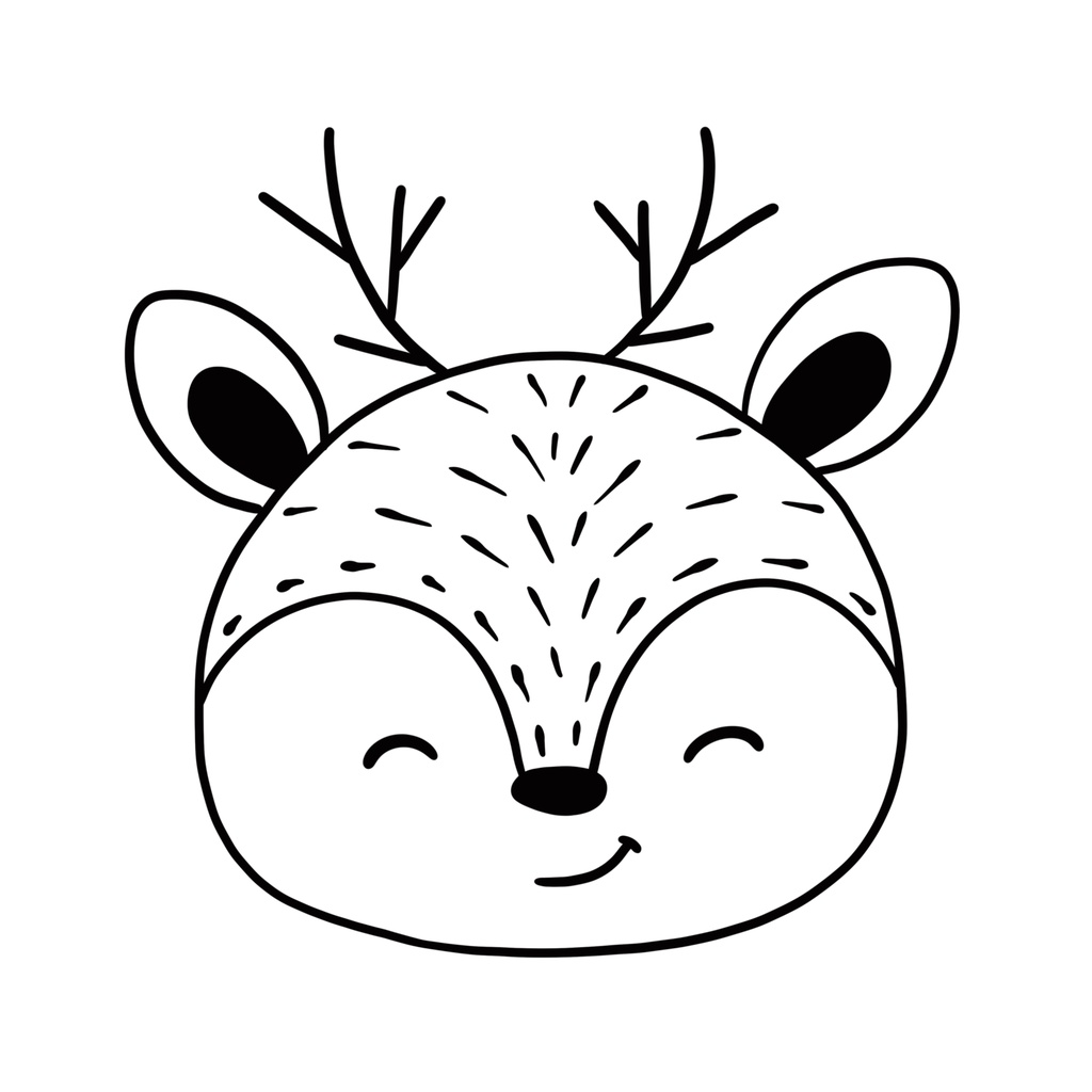 Set Of 30 Cute Animal Coloring Pictures Baby Explore Natural World Size ...