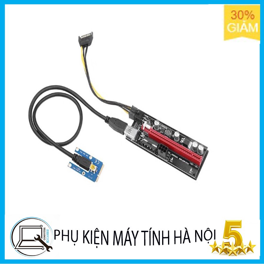 Riser Mini PCIE to PCIE 16x Install separate VGA for Laptop | Shopee ...