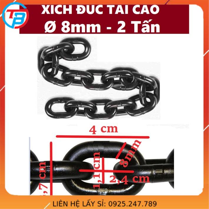 High load cast chain Phi [ 8mm ] - Thai Binh Vina Steel Cable | Shopee ...