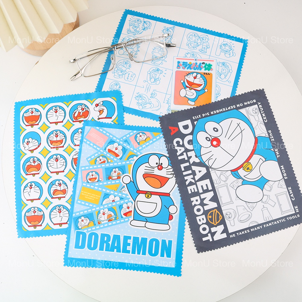 Cute Doraemon glasses cleaning cloth TooYoo BK00471 | Shopee Malaysia