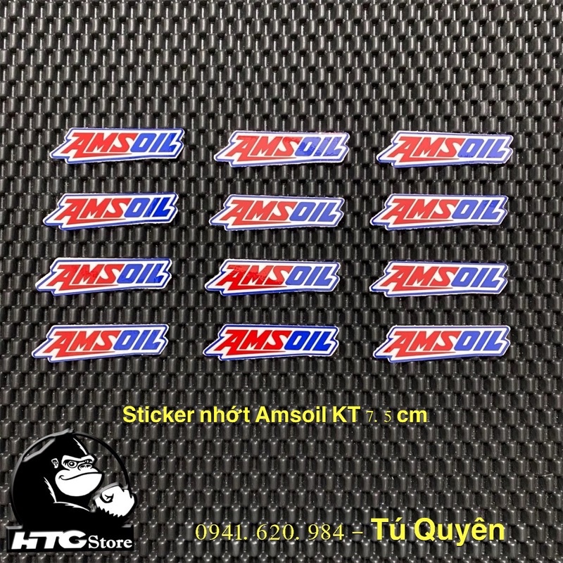 Amsoil brand logo stickers for cars to decorate phones and helmets that ...