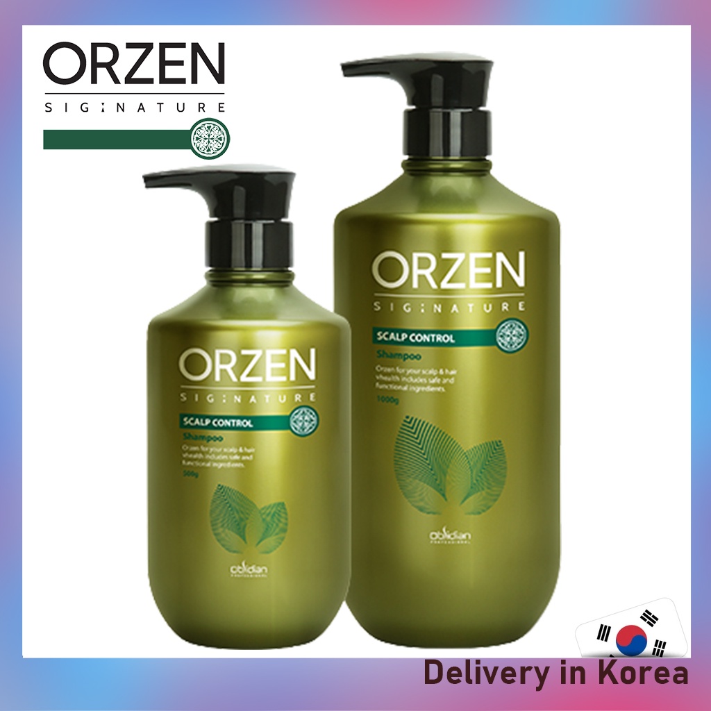 [ Obsidian ] ORZEN SIGNATURE SCALP CONTROL SHAMPOO 1000ml/500ml ...