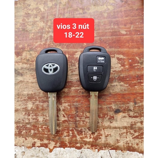 Toyota Vios 3-button key with remote circuit on the car | Shopee Malaysia