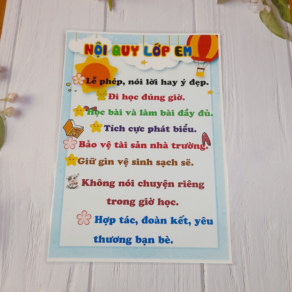Classroom rules (form 2) laminated in plastic, size a3 | Shopee Malaysia