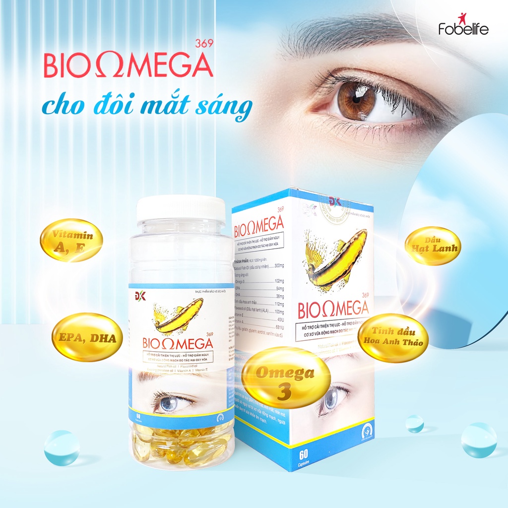 Bio Omega Fish Oil Oral Tablets Improve Eyesight Bright Eyesight 60 ...
