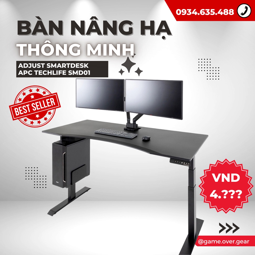 Smart Table For Lifting And Lowering Height APC SmartDesk SMD01 - 2 ...