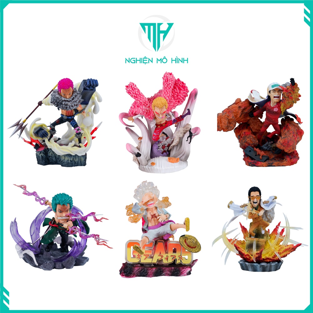 One Piece model - G5 chibi model Luffy, Shank, Katakuri, Law, Kizaru ...