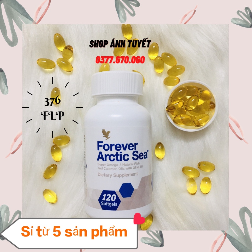 [GENUINE] Fish OIL PILLS. Forever Arctic Sea. 376flp. 120 tablets/box ...